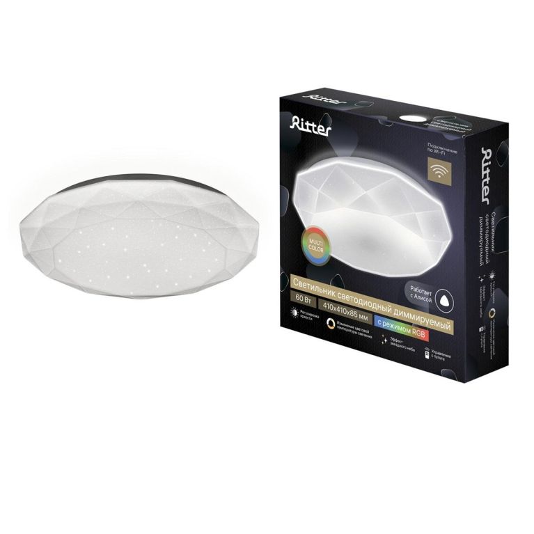 Потолочный светодиодный светильник Ritter Brilliance с Алисой 52337 6 ...